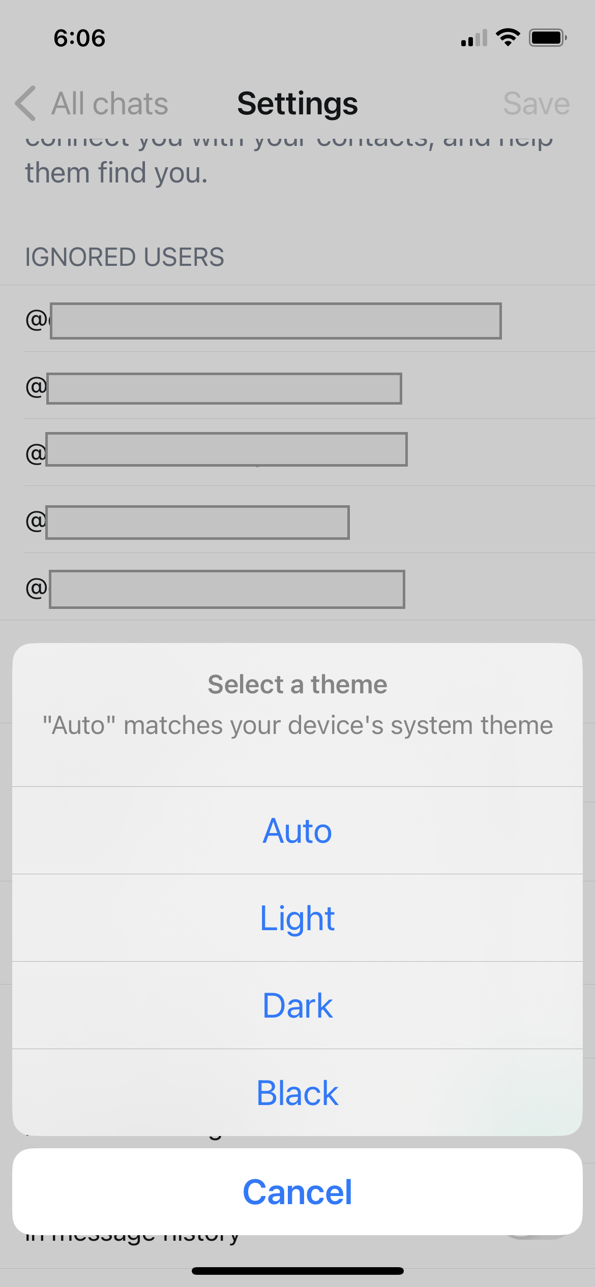 Matrix formatting doesn't handle color "gold" across auto/light/dark ...